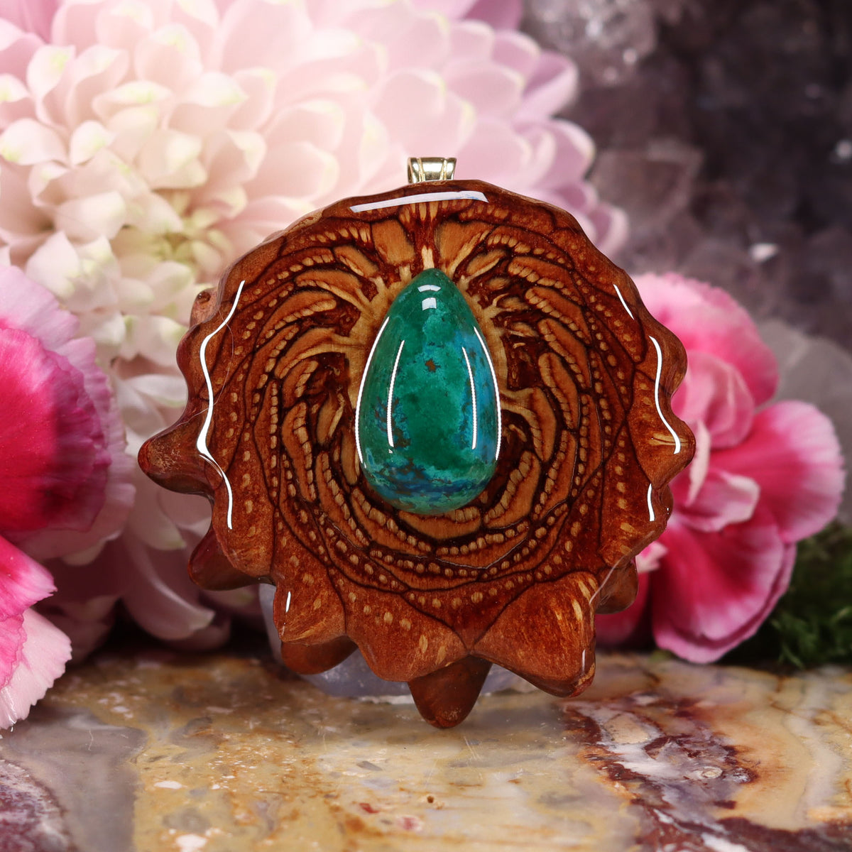 Chrysocolla – Third Eye Pinecones