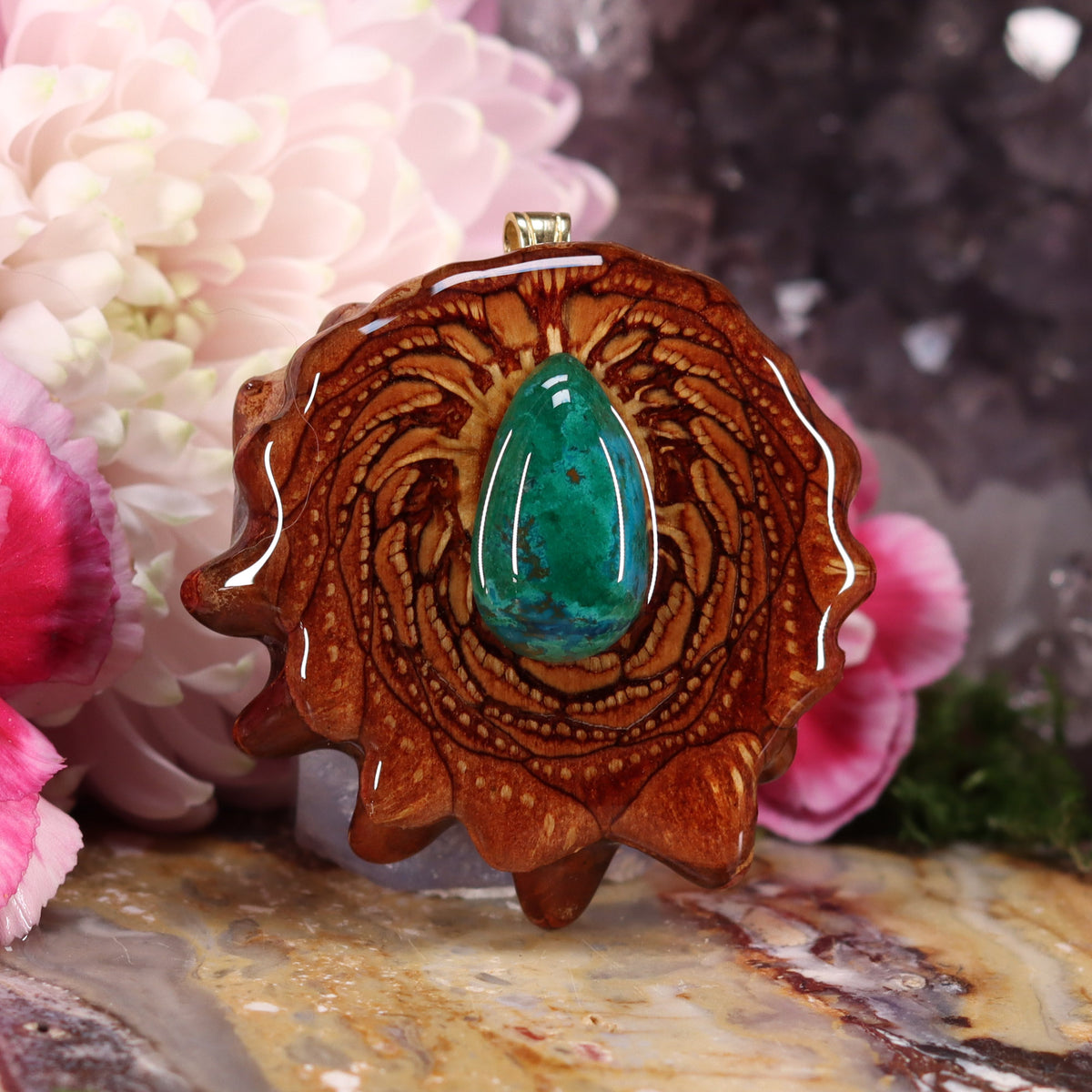 Chrysocolla – Third Eye Pinecones