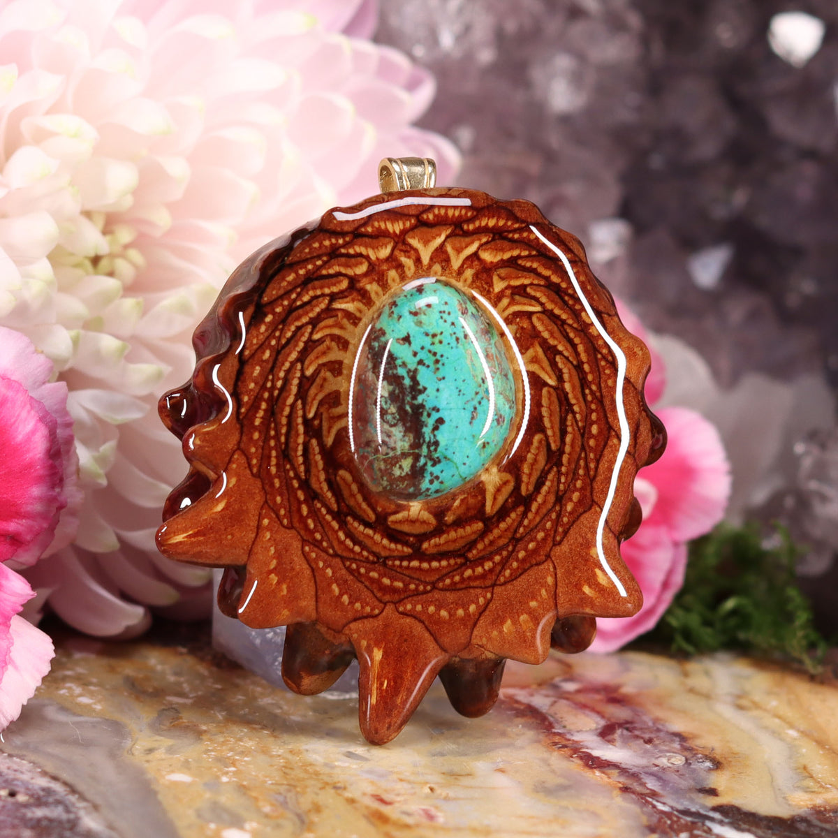 Chrysocolla – Third Eye Pinecones