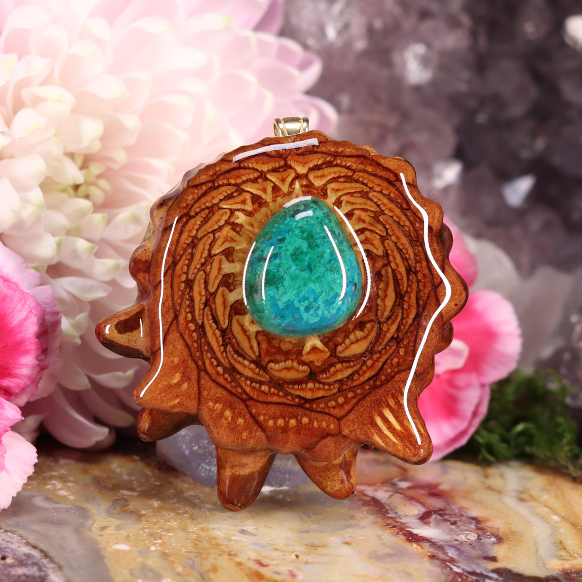 Chrysocolla – Third Eye Pinecones