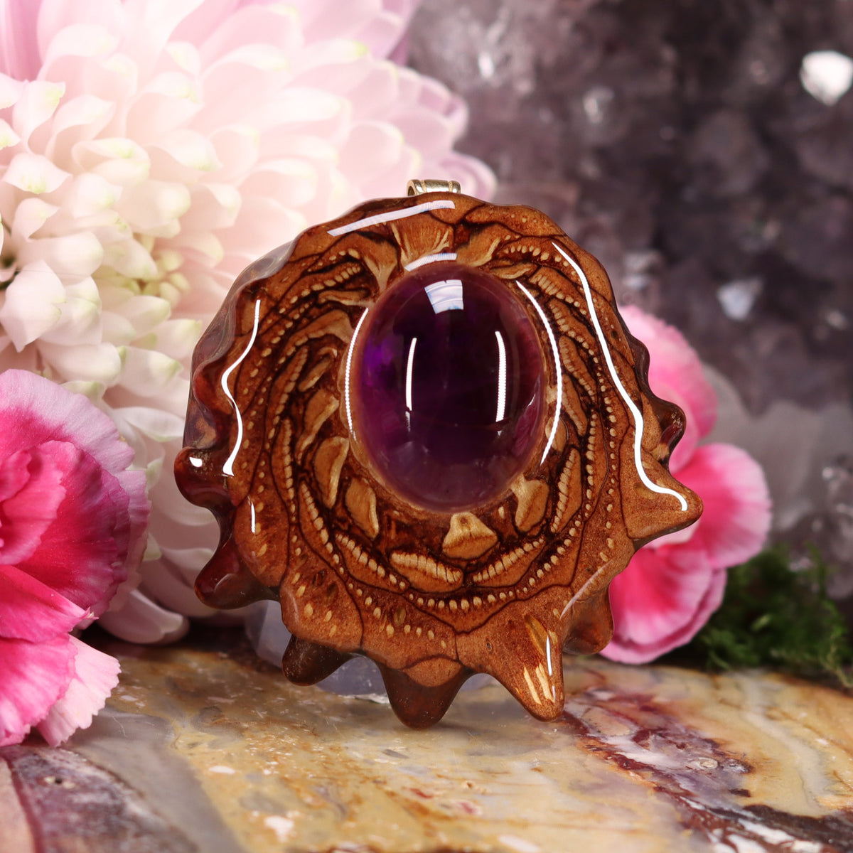 Amethyst – Third Eye Pinecones