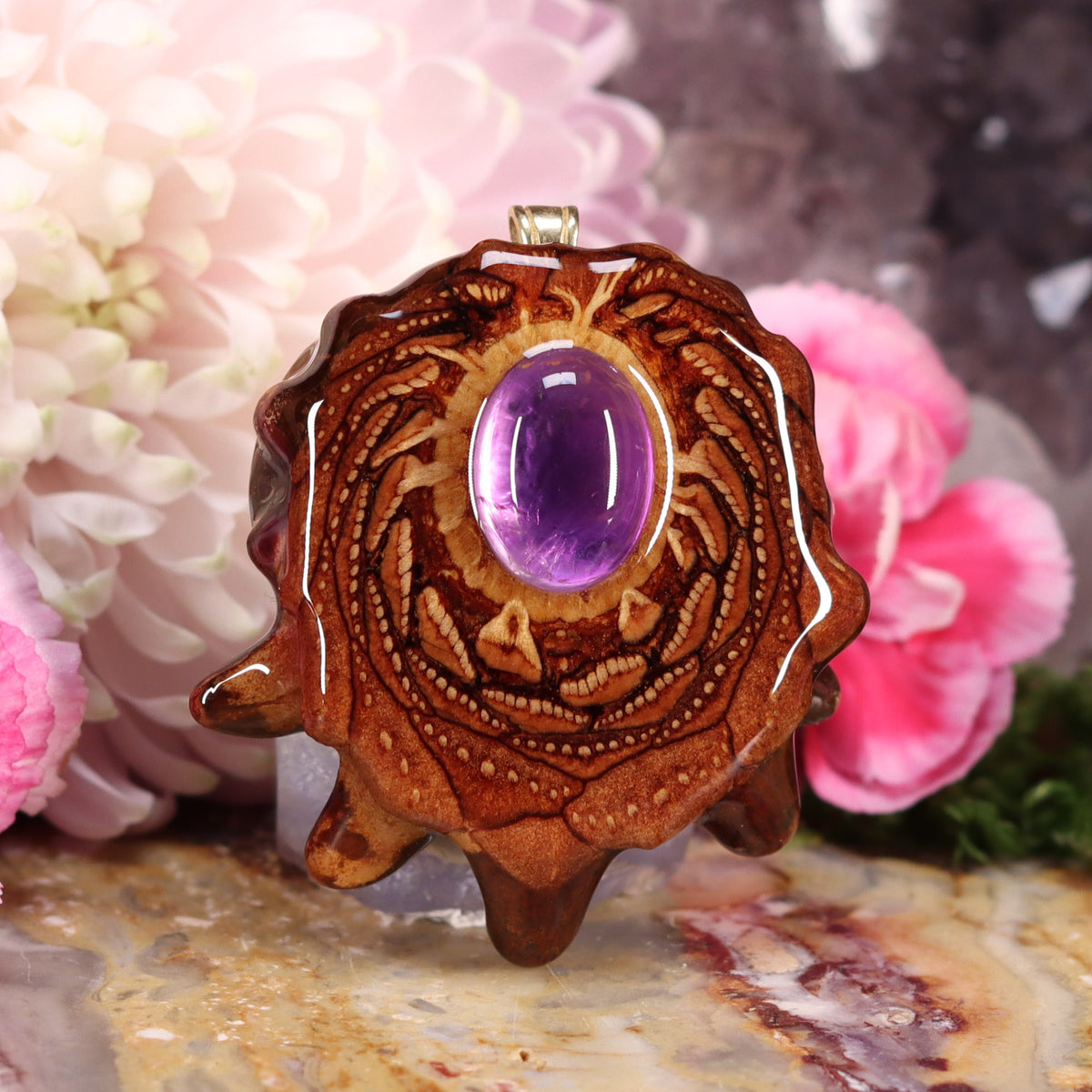 Amethyst – Third Eye Pinecones