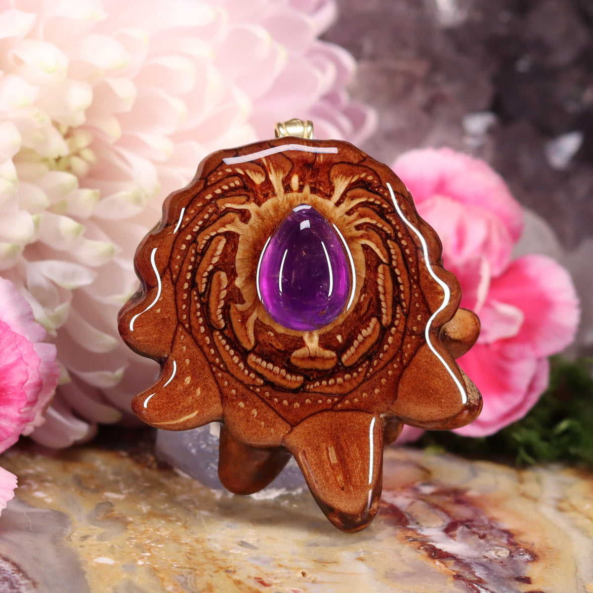 Amethyst – Third Eye Pinecones
