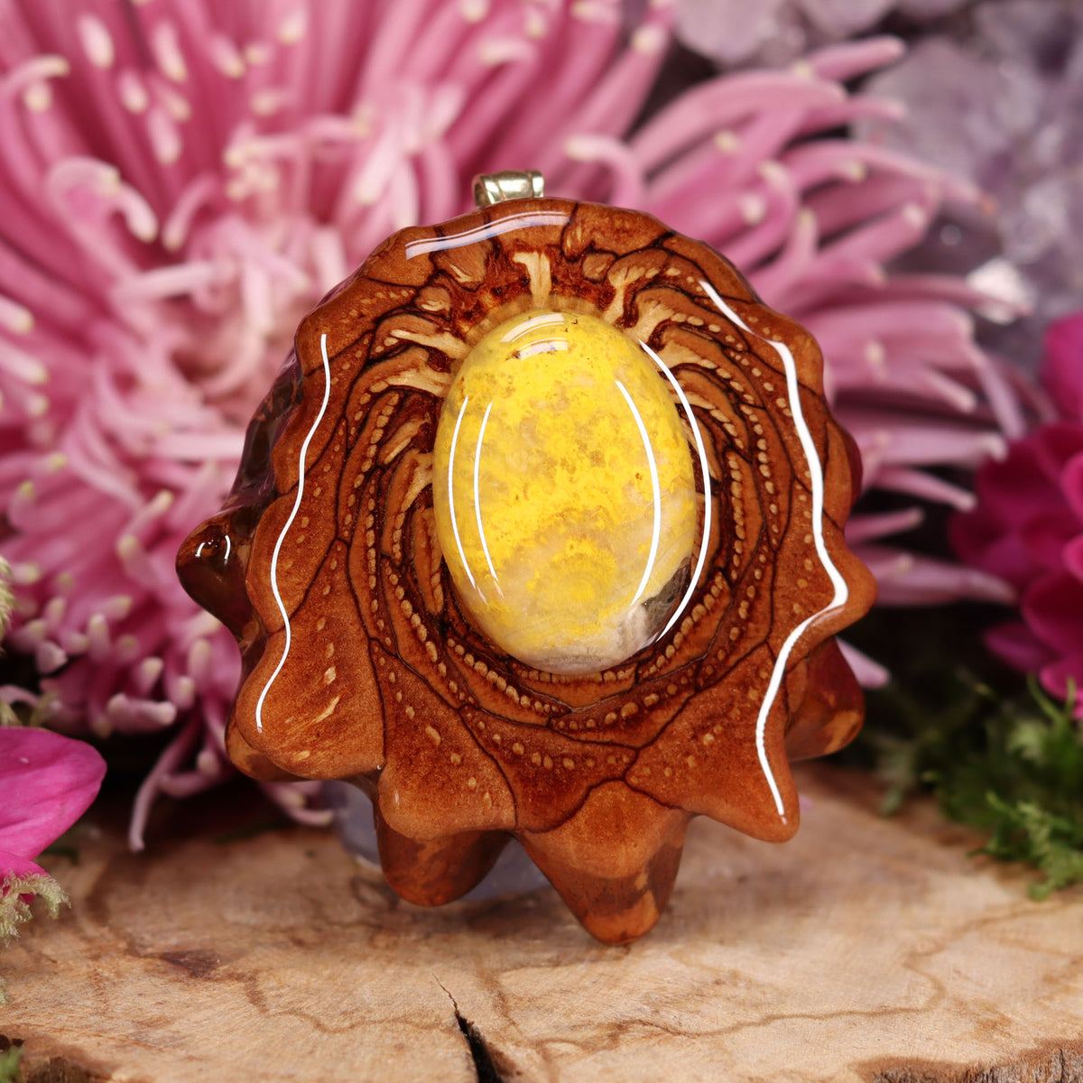 Bumblebee Jasper – Third Eye Pinecones