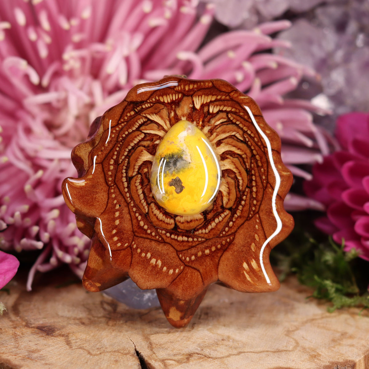 Bumblebee Jasper – Third Eye Pinecones