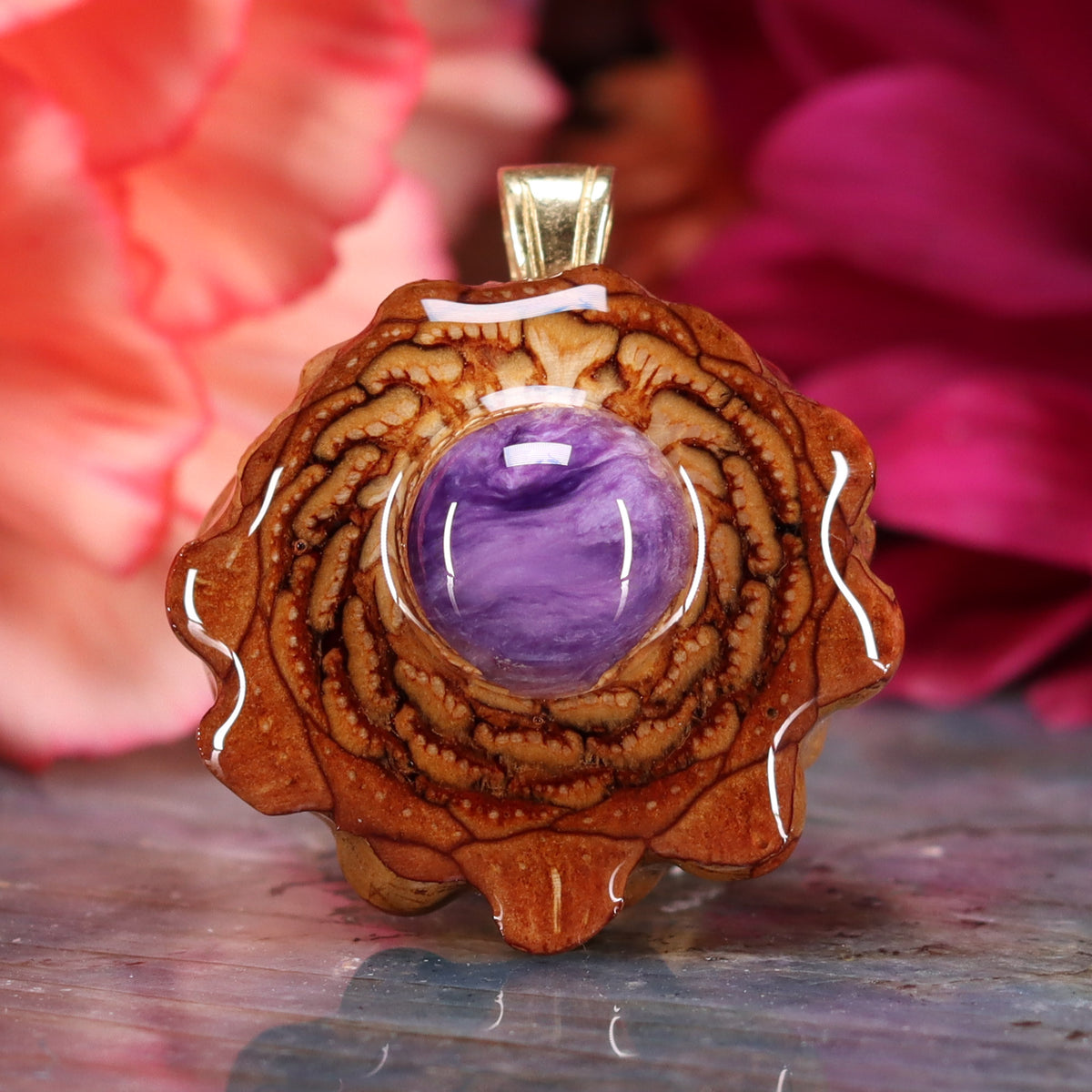 Charoite – Third Eye Pinecones