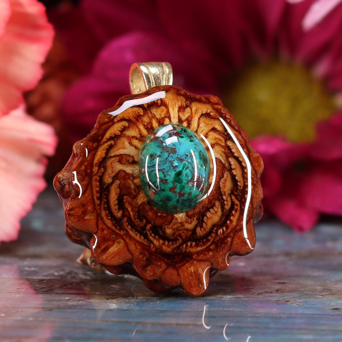 Chrysocolla – Third Eye Pinecones