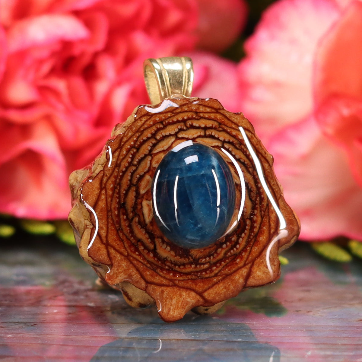 Blue Apatite – Third Eye Pinecones