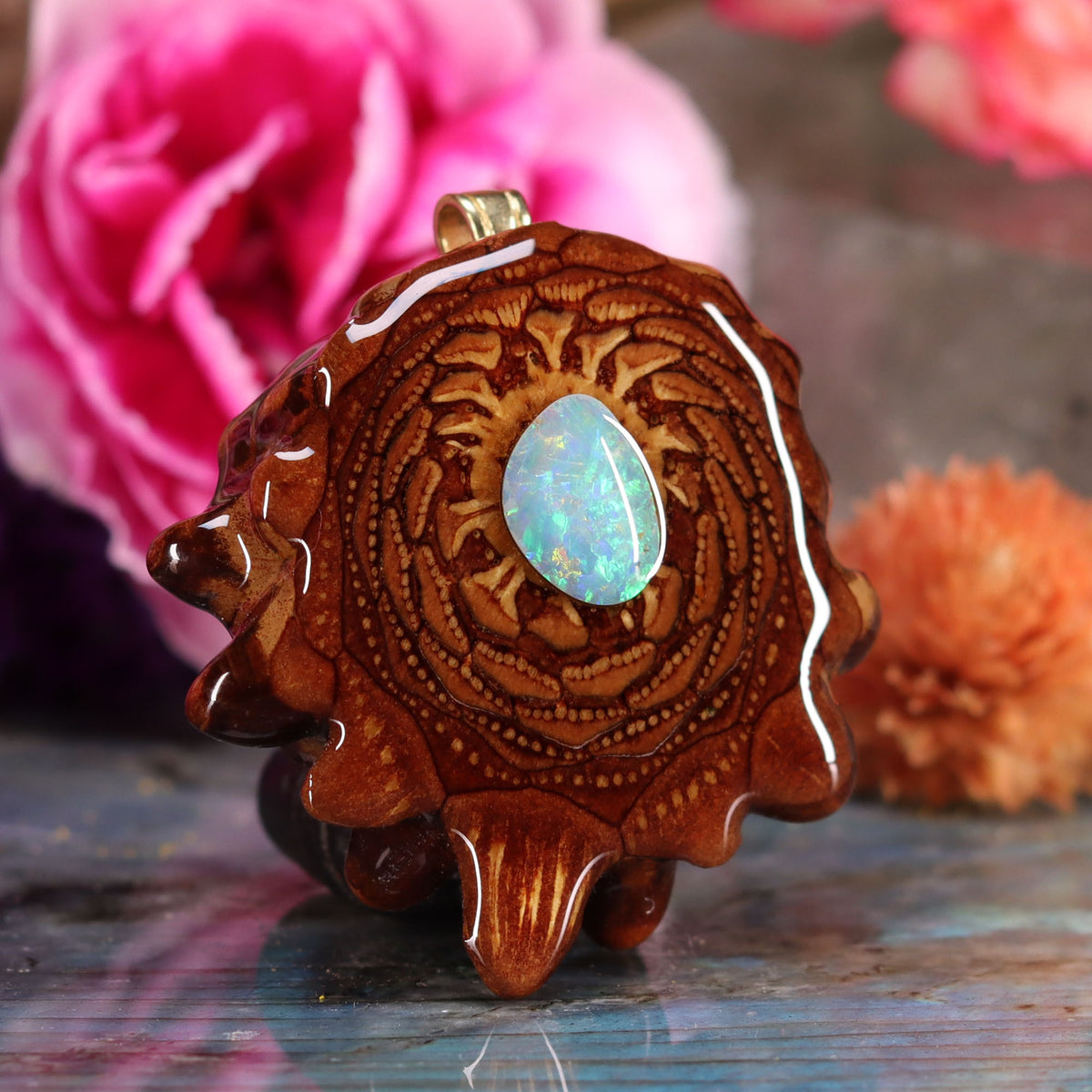 Australian Blue Opal – Third Eye Pinecones