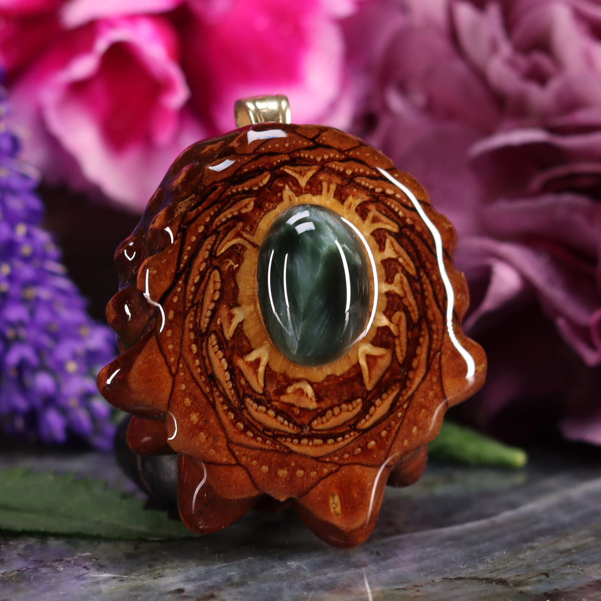 Seraphinite – Third Eye Pinecones