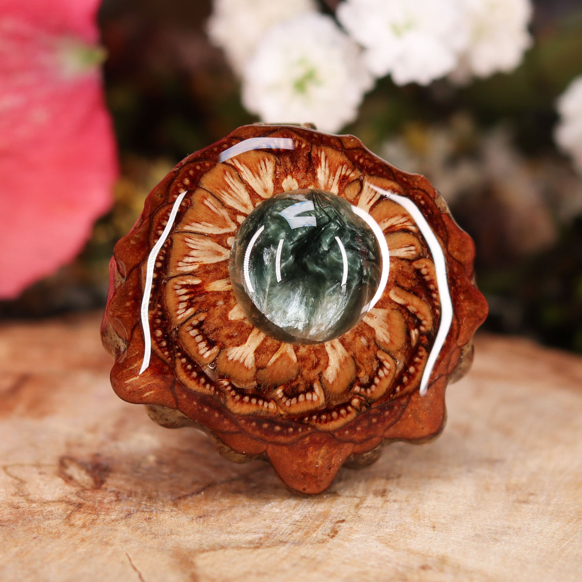 Seraphinite – Third Eye Pinecones