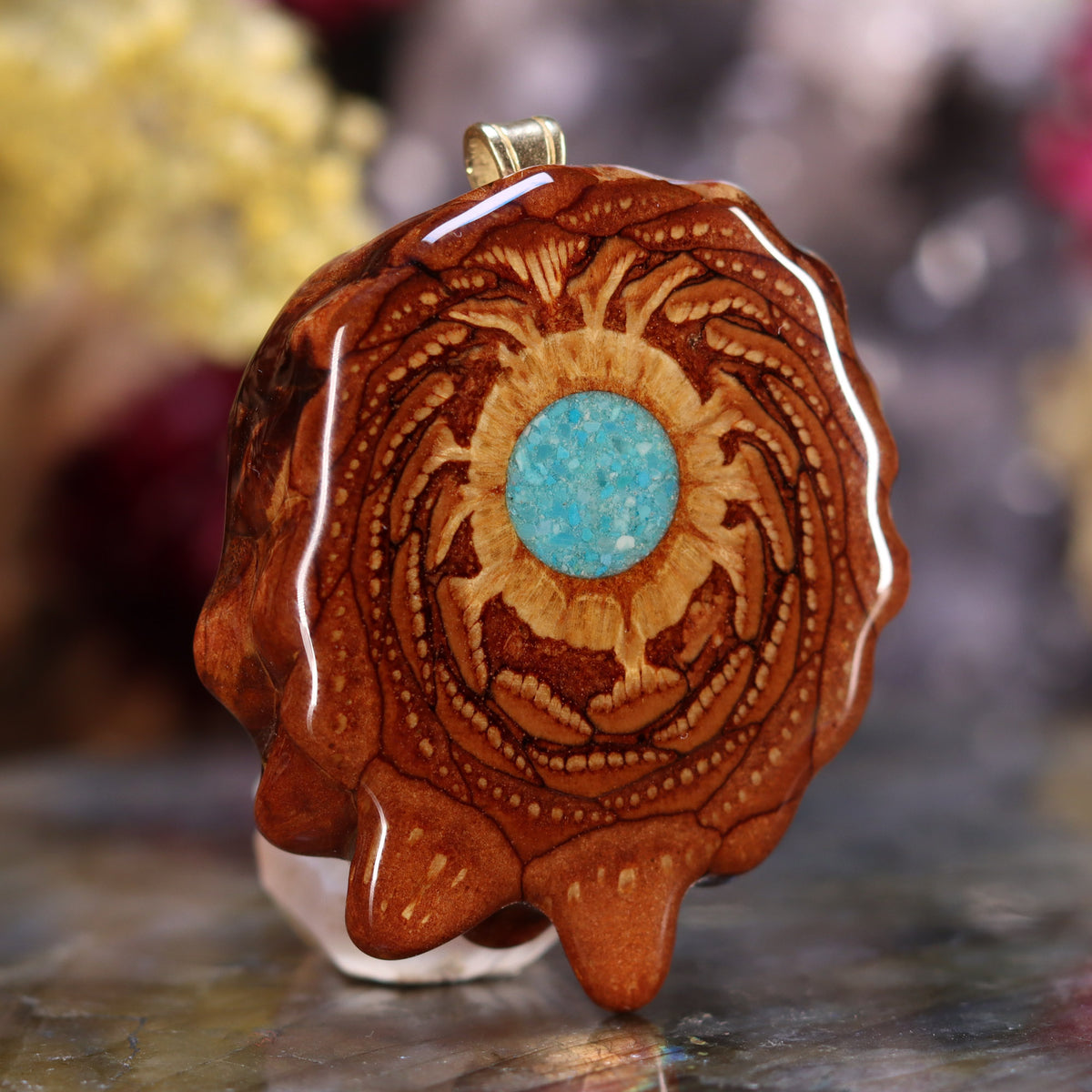 Crushed Turquoise (Glows) – Third Eye Pinecones