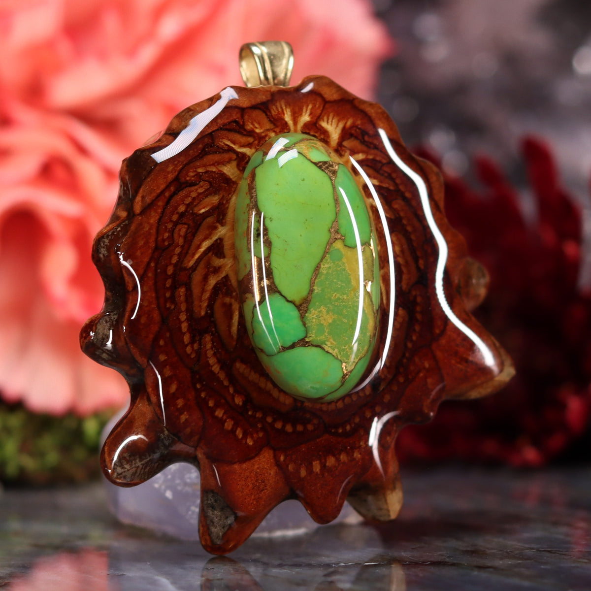 Green Mohave Turquoise – Third Eye Pinecones