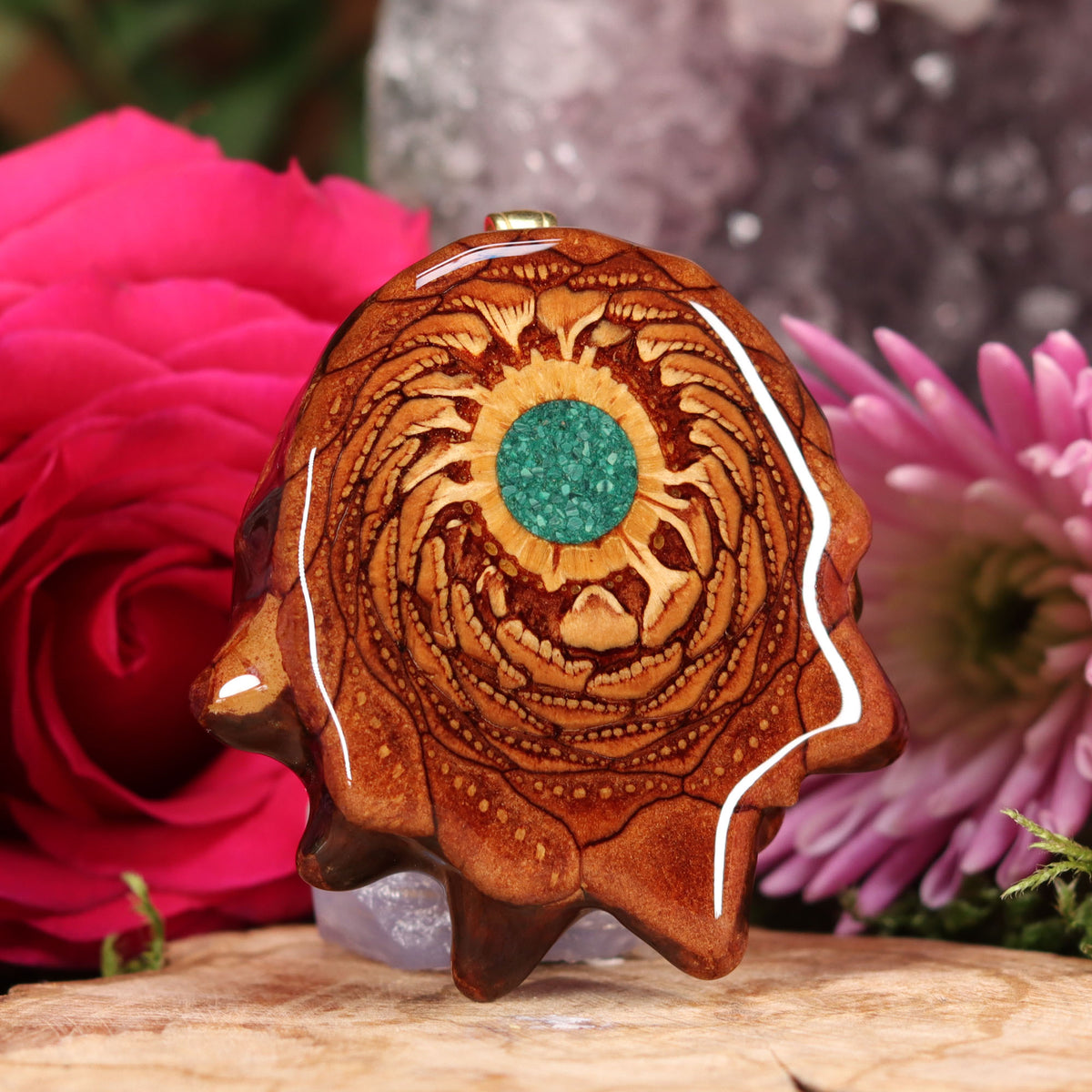 Crushed Malachite (Glows) – Third Eye Pinecones