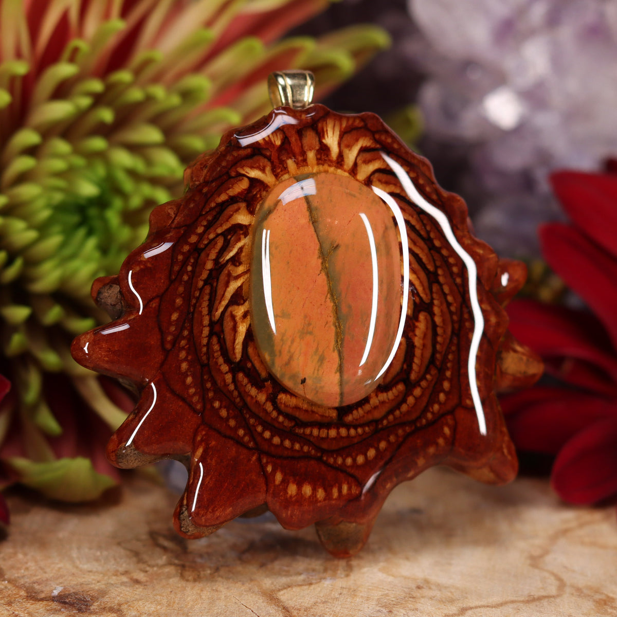 Indian Painted Jasper – Third Eye Pinecones
