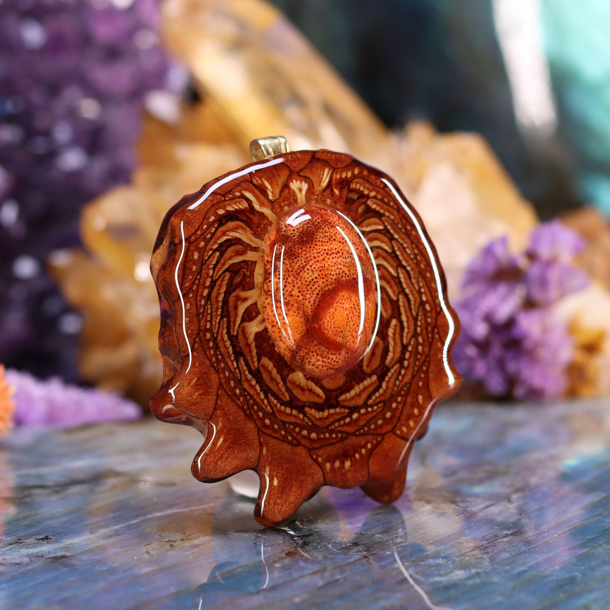 Red Coral – Third Eye Pinecones