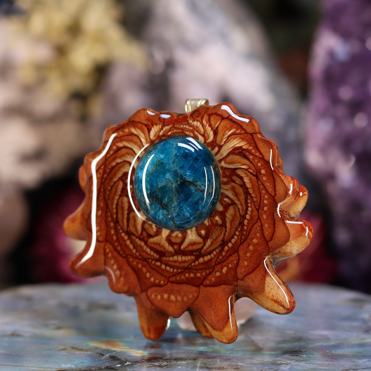Blue Apatite – Third Eye Pinecones