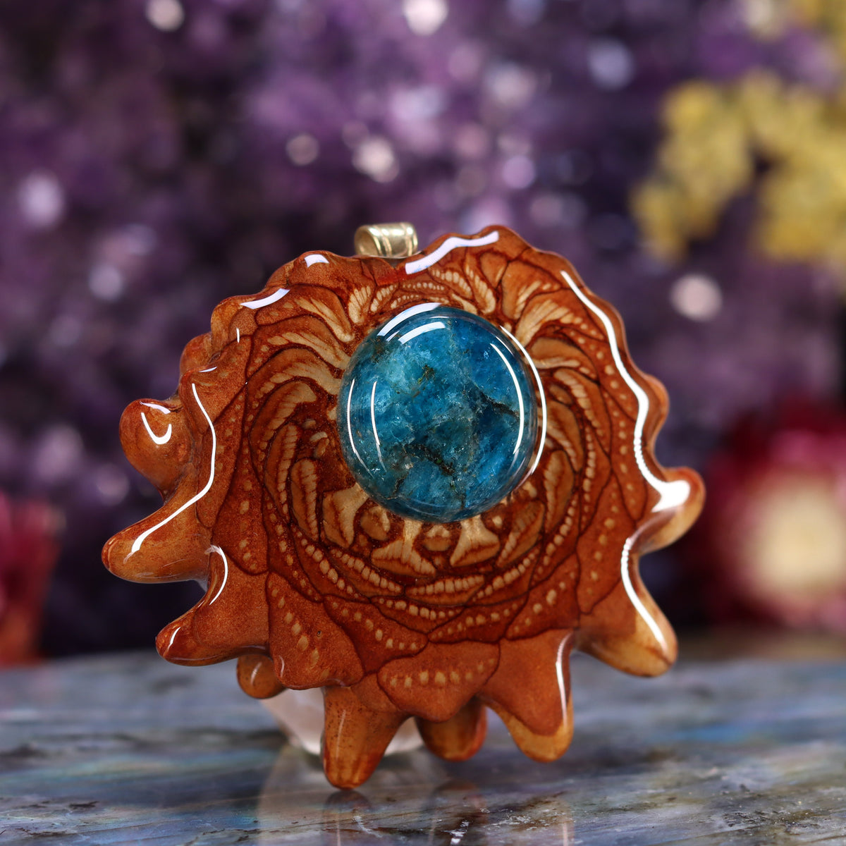 Blue Apatite – Third Eye Pinecones