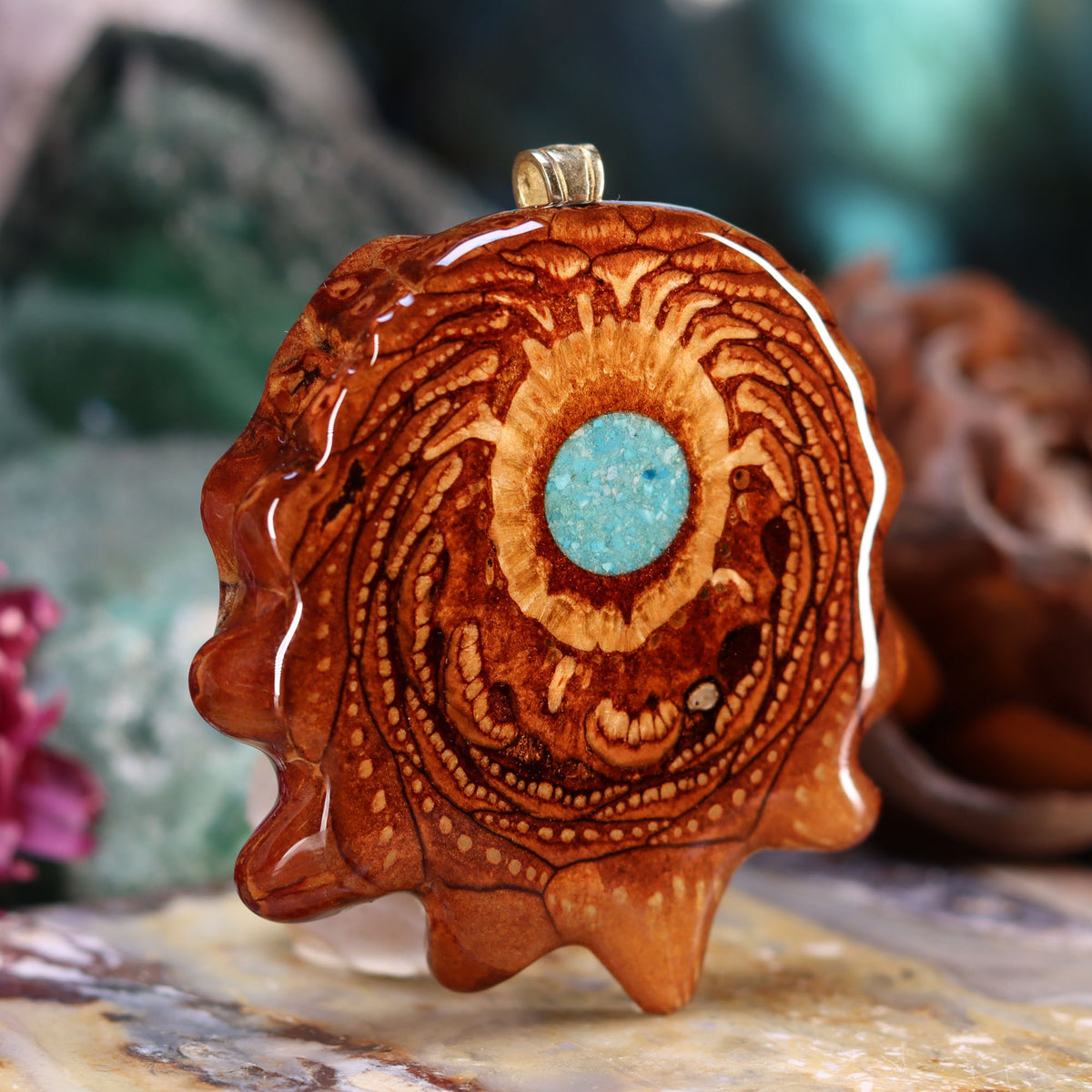 Crushed Turquoise (Glows) – Third Eye Pinecones