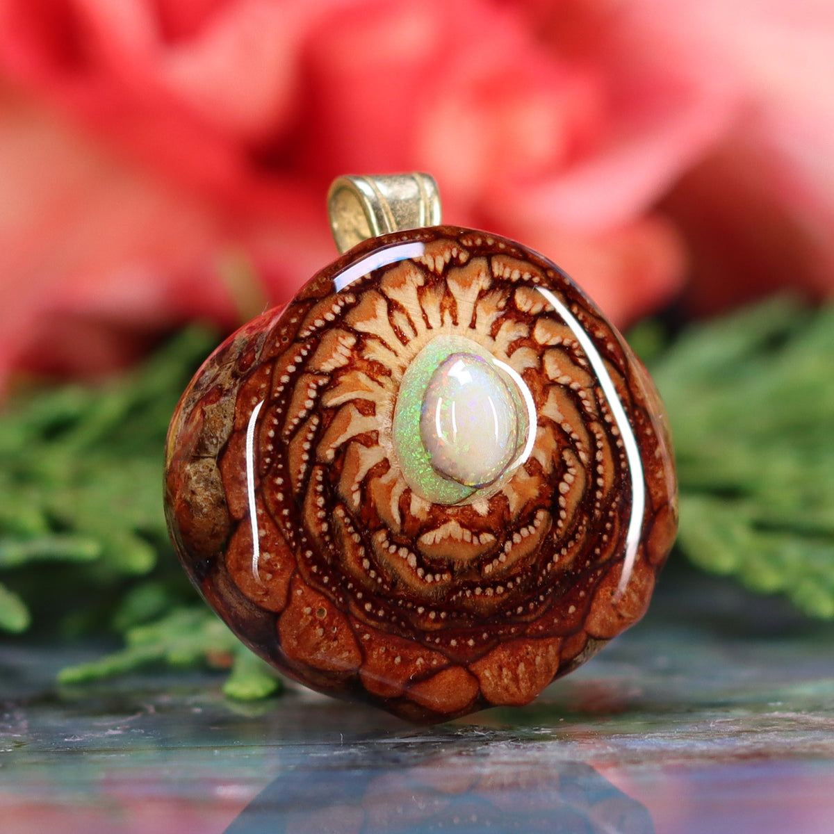 Sterling Opal – Third Eye Pinecones