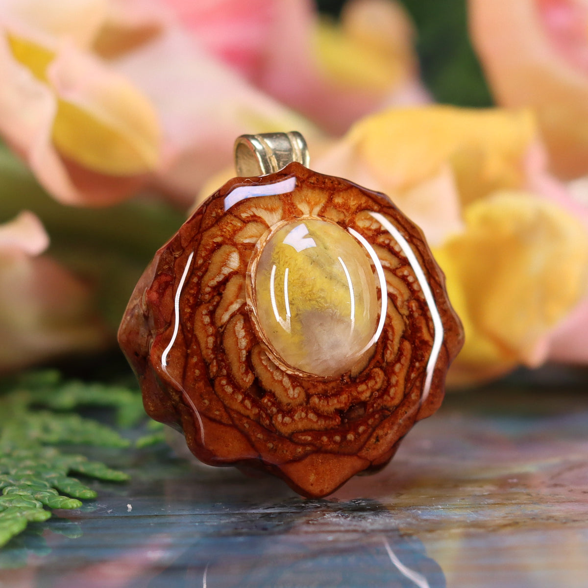 Bumblebee Jasper – Third Eye Pinecones