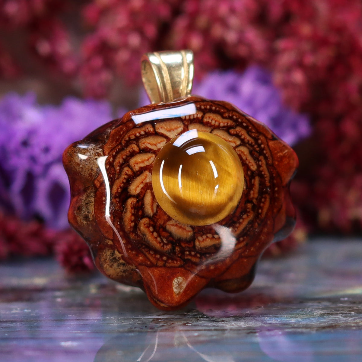 Yellow Tiger's Eye – Third Eye Pinecones