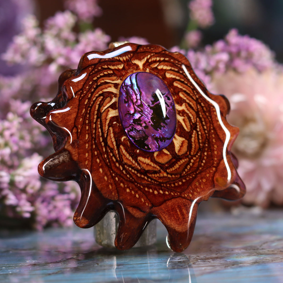 Purple Paua Shell – Third Eye Pinecones
