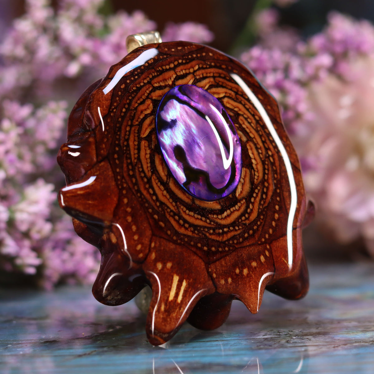 Purple Paua Shell – Third Eye Pinecones