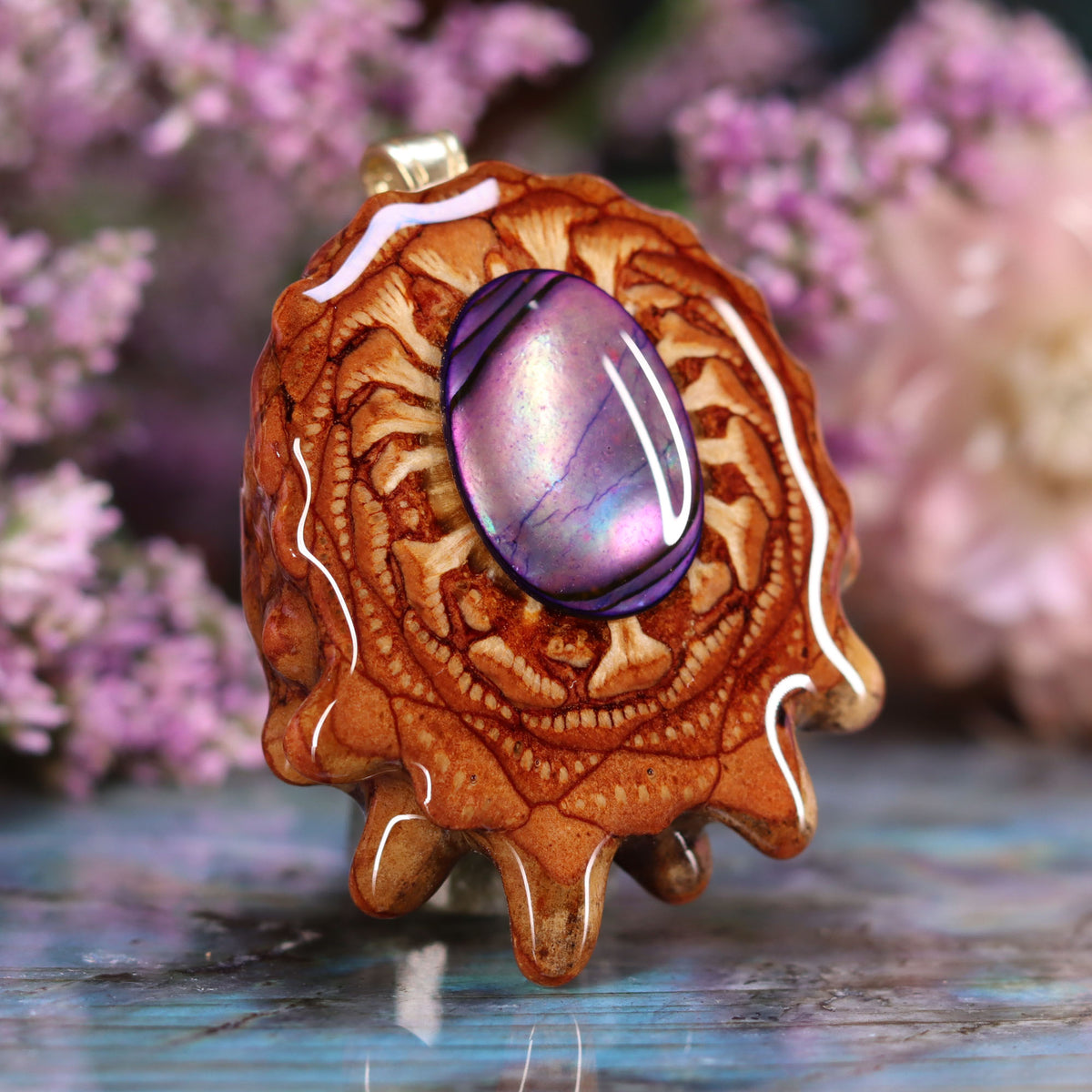 Purple Paua Shell – Third Eye Pinecones