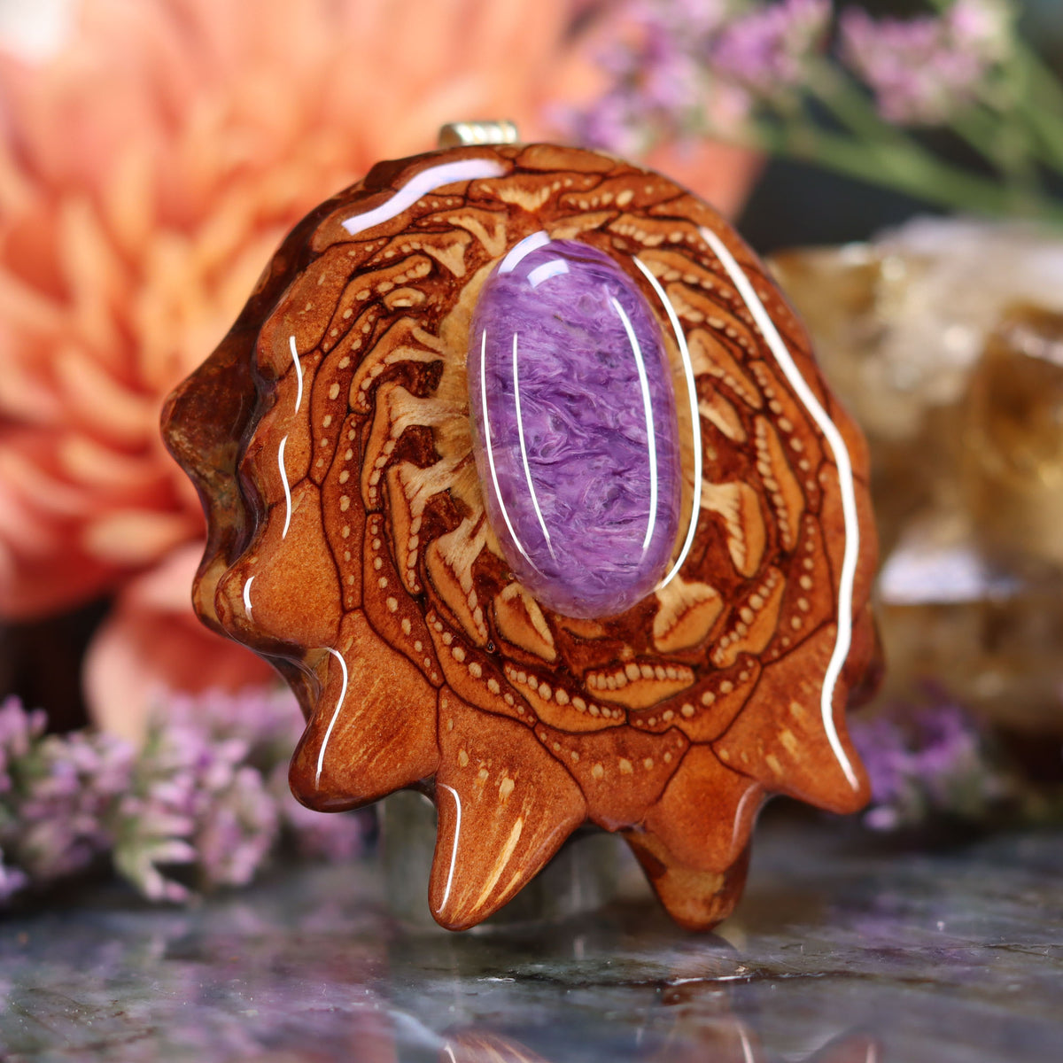 Charoite – Third Eye Pinecones