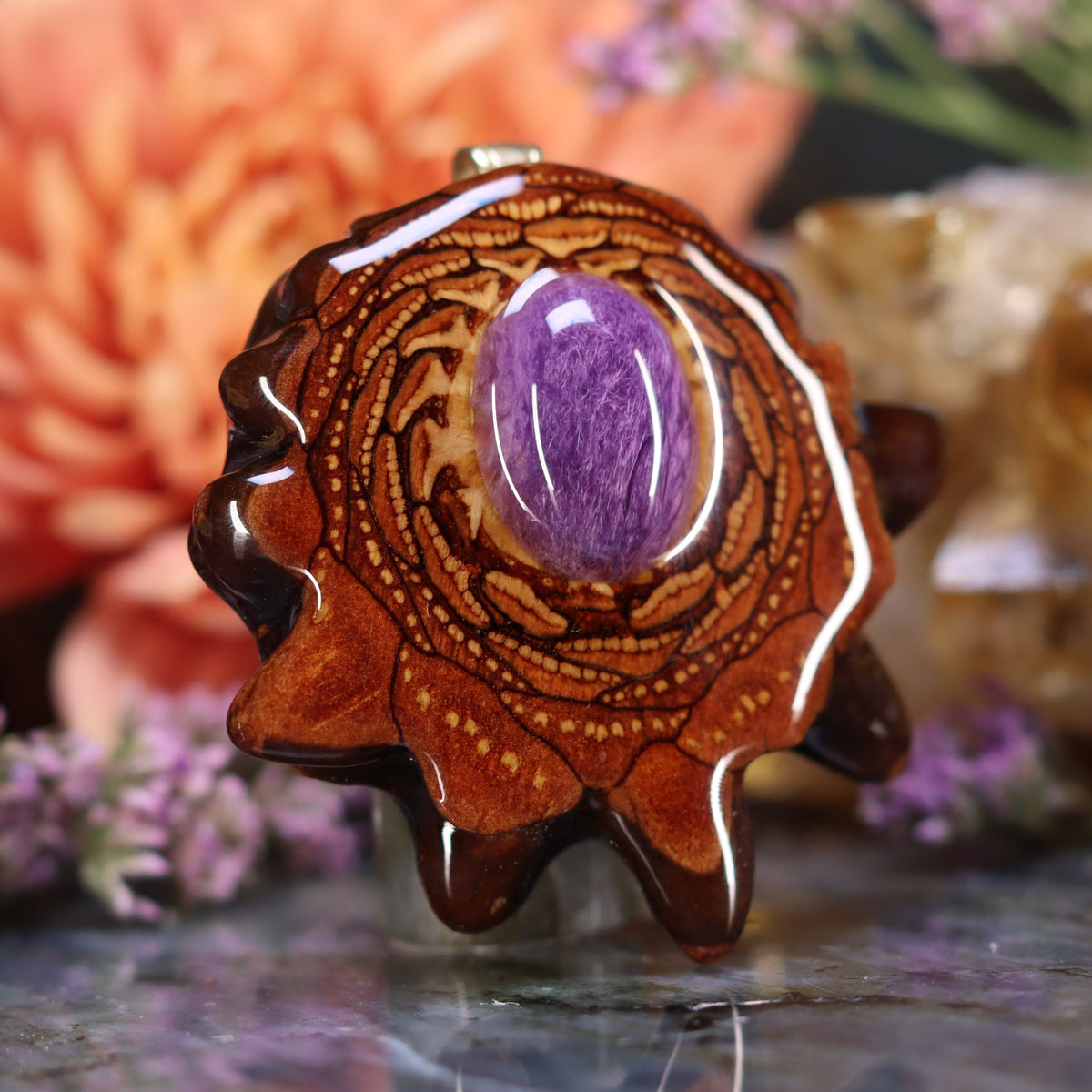Charoite – Third Eye Pinecones