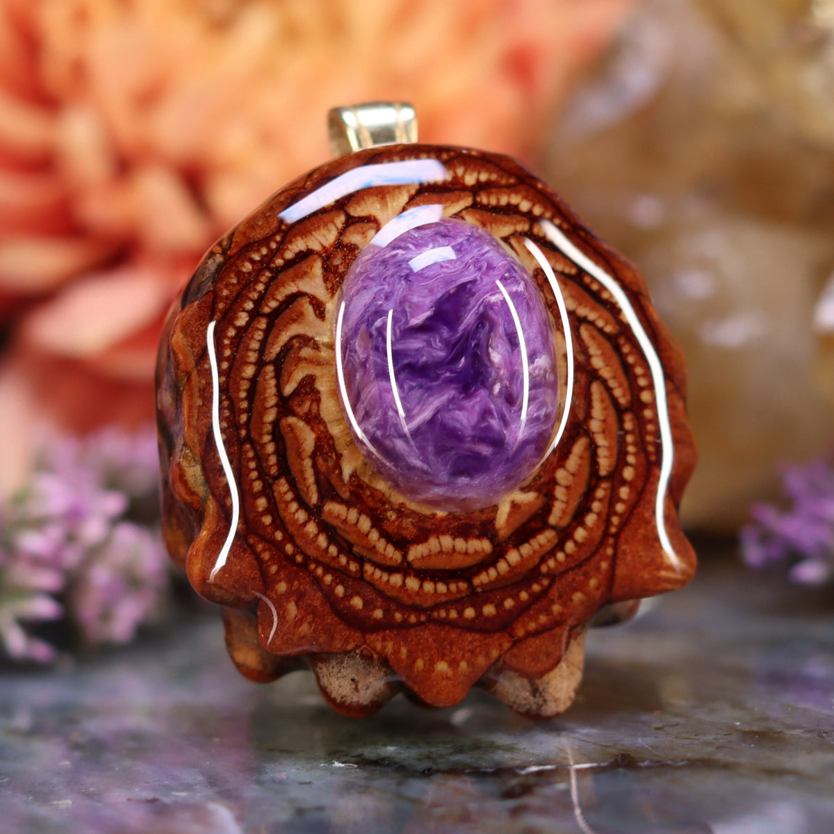 Charoite – Third Eye Pinecones