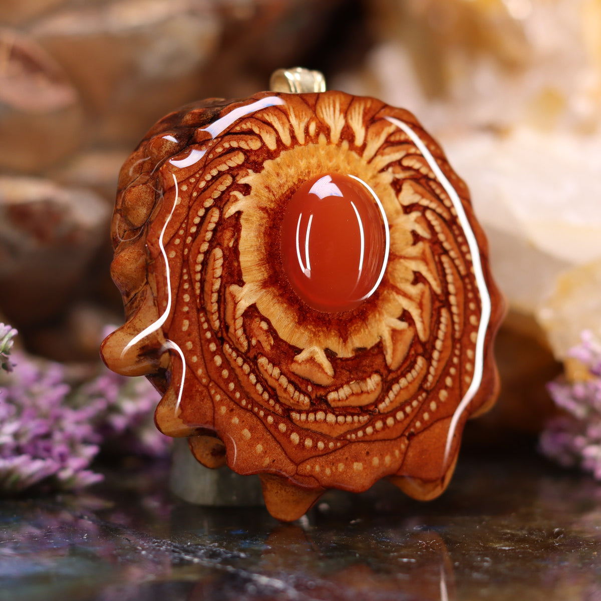 Carnelian – Third Eye Pinecones