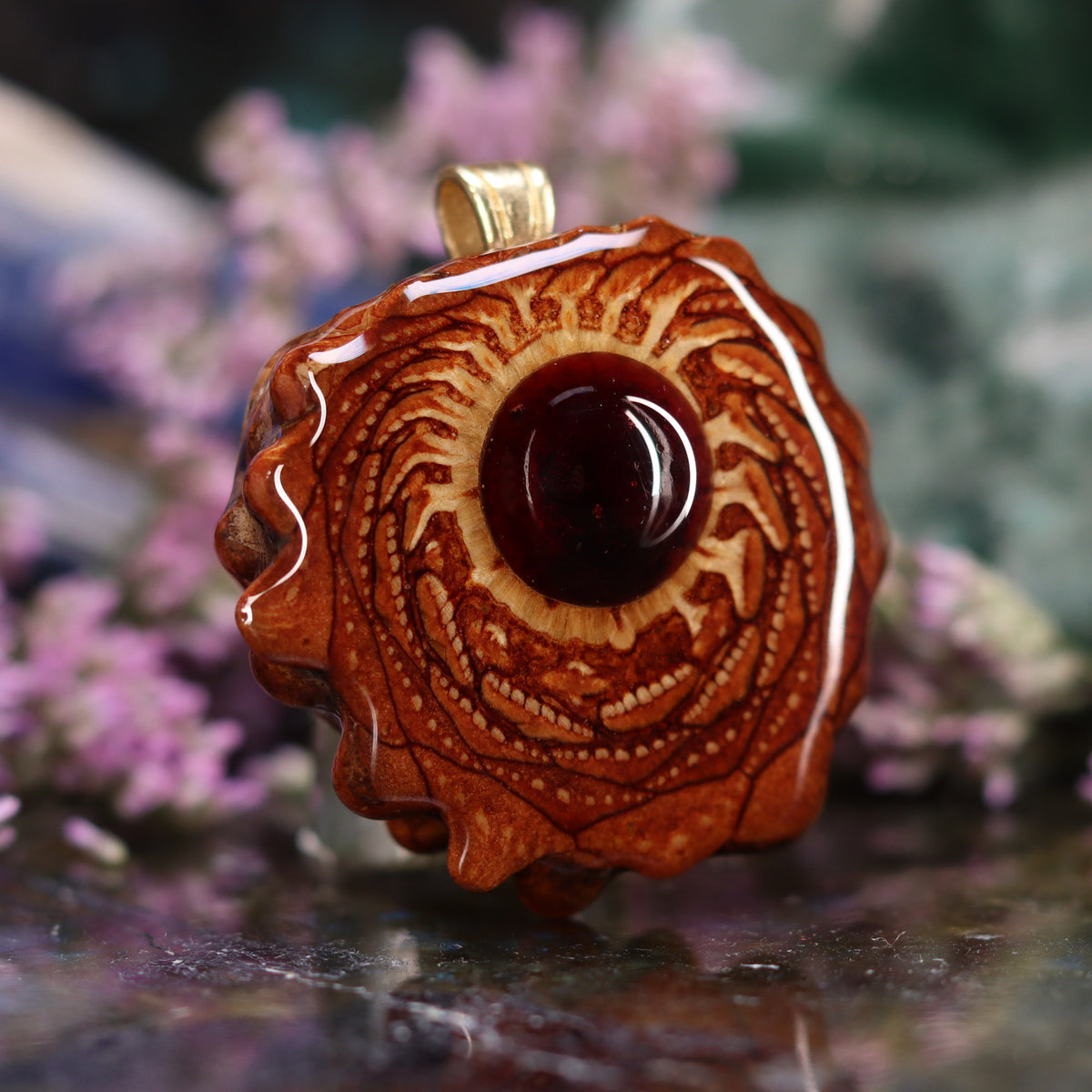 Red Garnet – Third Eye Pinecones