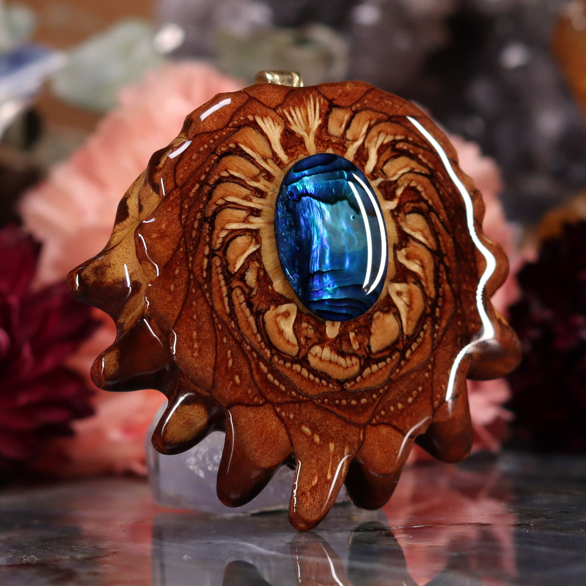 Blue Paua Shell – Third Eye Pinecones