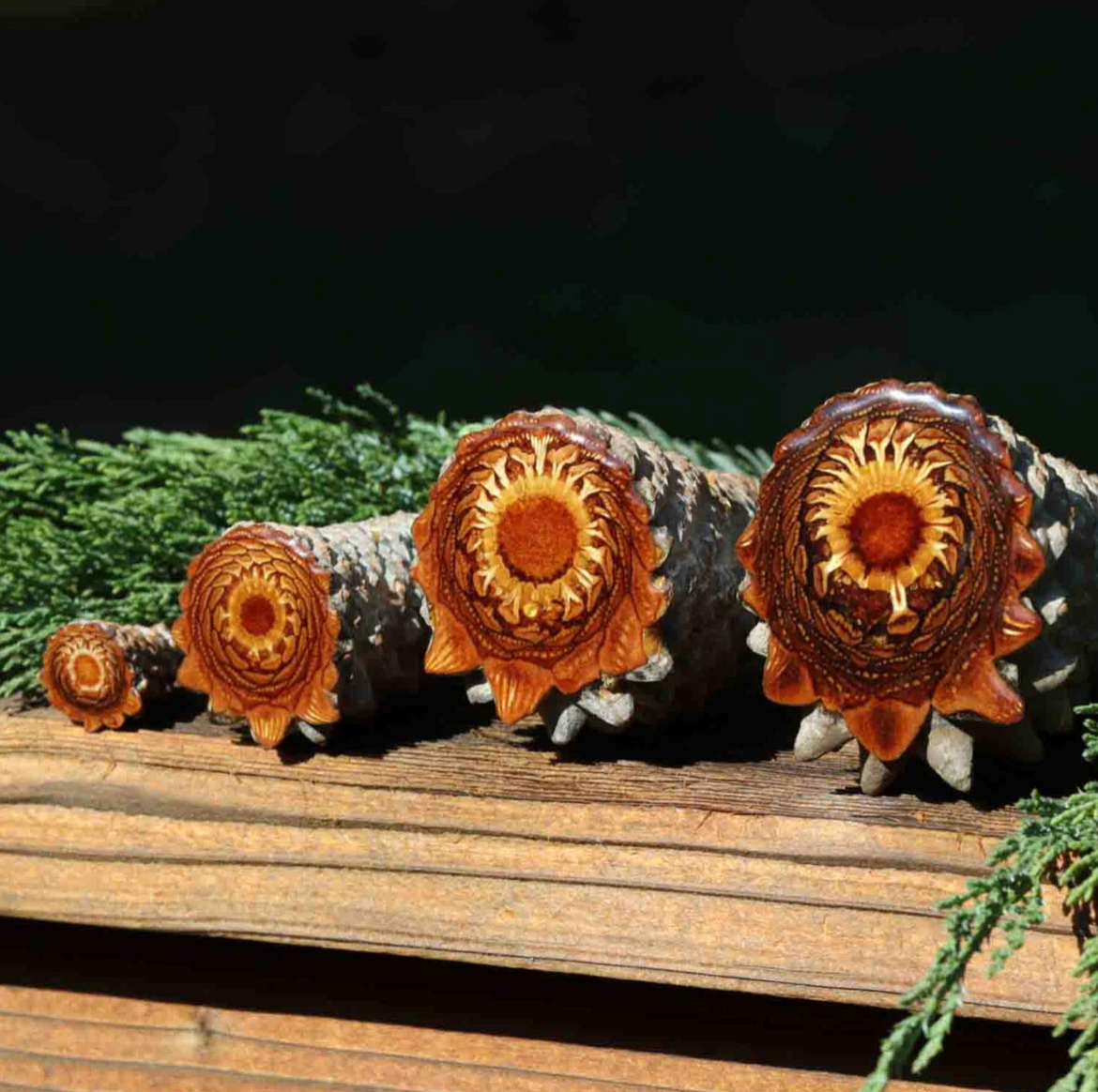 Altar Piece – Third Eye Pinecones